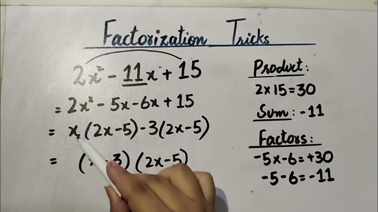 Factorization Tricks | simple and easy method | 2024. - YouTube