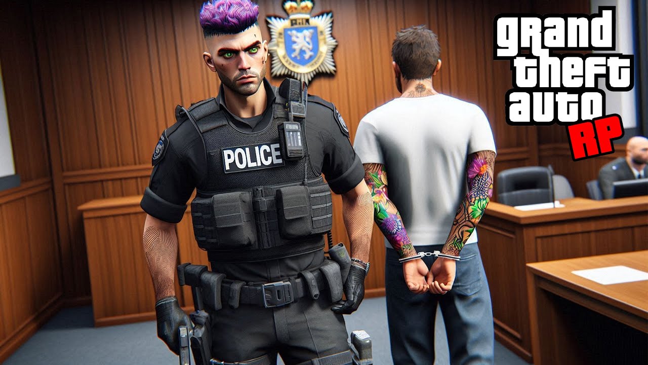 🚓 Police Escort & Court Case In GTA 5 RP POLICE ROLEPLAY # ...