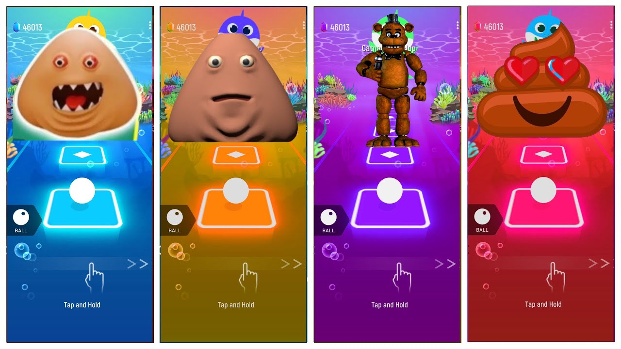 Pou Songs 🆚 Pou Collection 🆚 Pou Revenge 🆚 Poulina Tiles Hop EDM Rush 🎶 ...