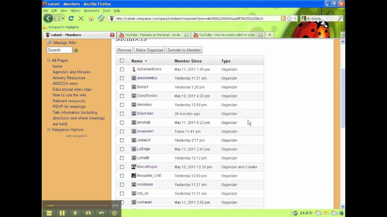 how to send individual and group emails via the wiki - YouTube