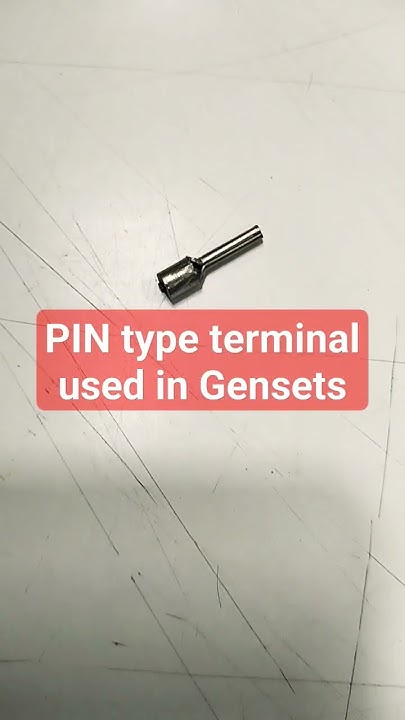 PIN type terminal used in Gensets #pintypeterminal #3dterminal #3d # ...