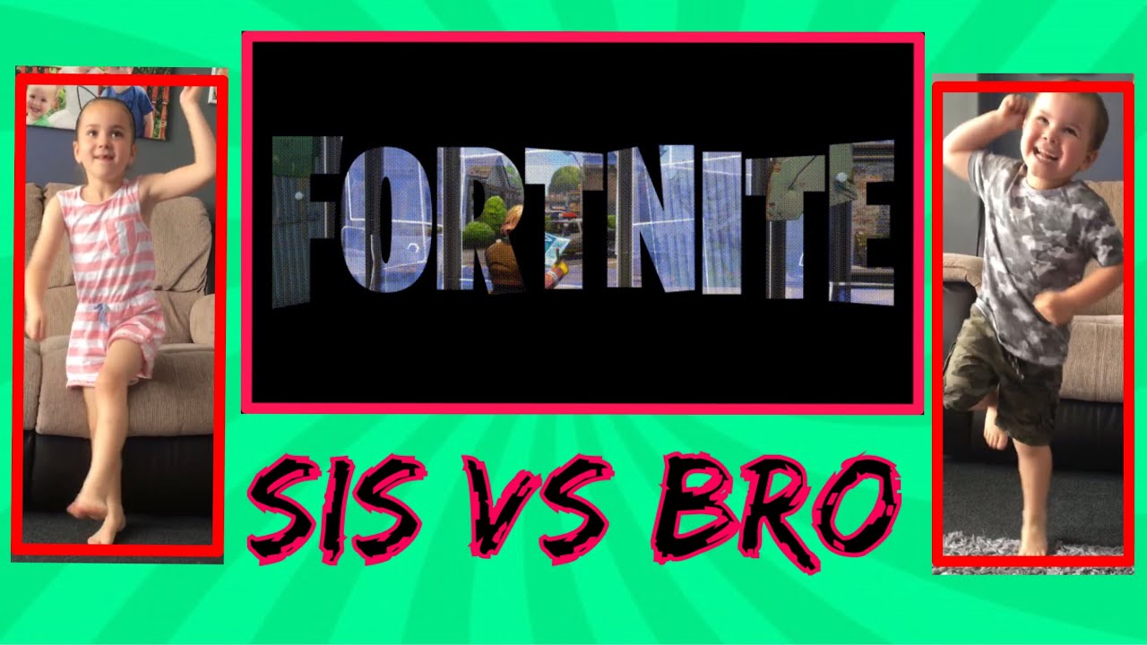 Fortnite Dance Challenge SIS VS BRO - YouTube