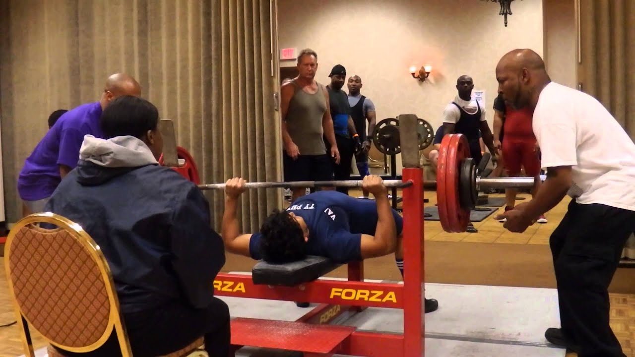 WNPF Powerlifting Competition, 270lb Bench (State/national record in my ...