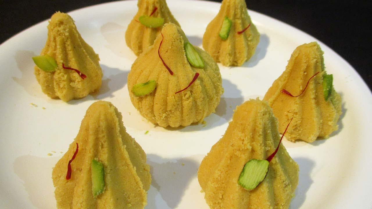 बेसन मोदक | Ganesh Chaturthi Special | Besan Modak Recipe In Marathi By ...