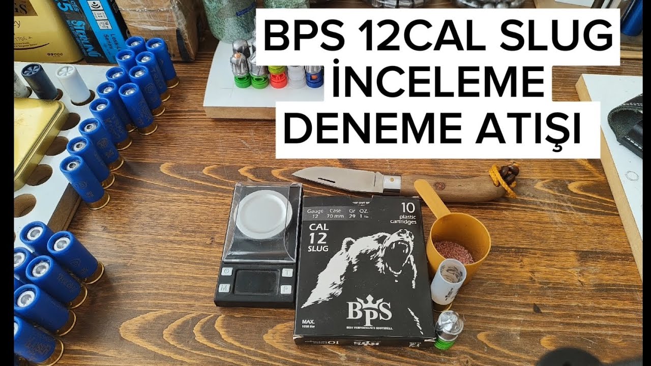 BPS SLUG TEK KURŞUN İNCELEME 45 METRE ATIŞ DENEMESİ #shotgun #wildboar ...
