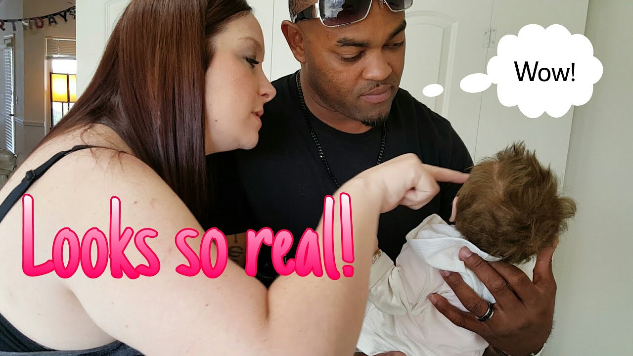 ITS NOT REAL? ADULTS REACTIONS! FIRST TIME SEEING A LIFE LIKE BABY DOLL ...