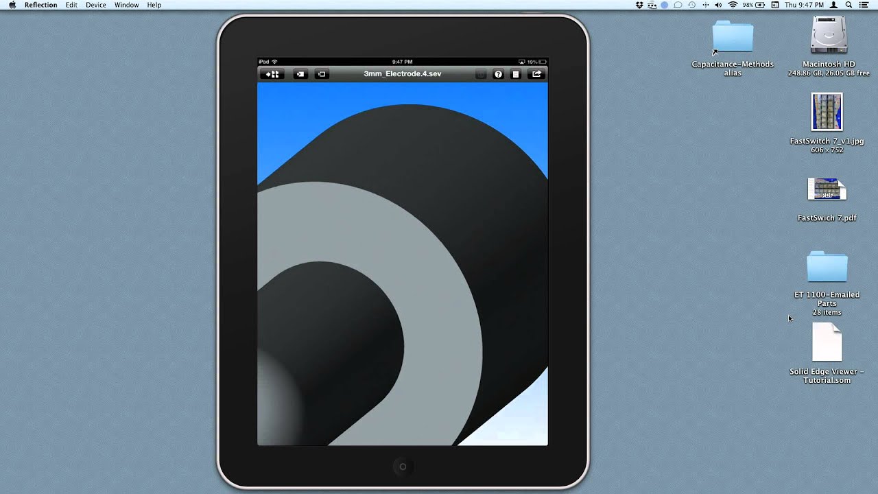 Solid Edge iPad Viewer - Intro - YouTube
