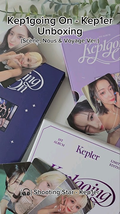 Kep1going On - Kep1er (full unboxing out on our channel now!) #kpop #unboxing #kep1er - YouTube
