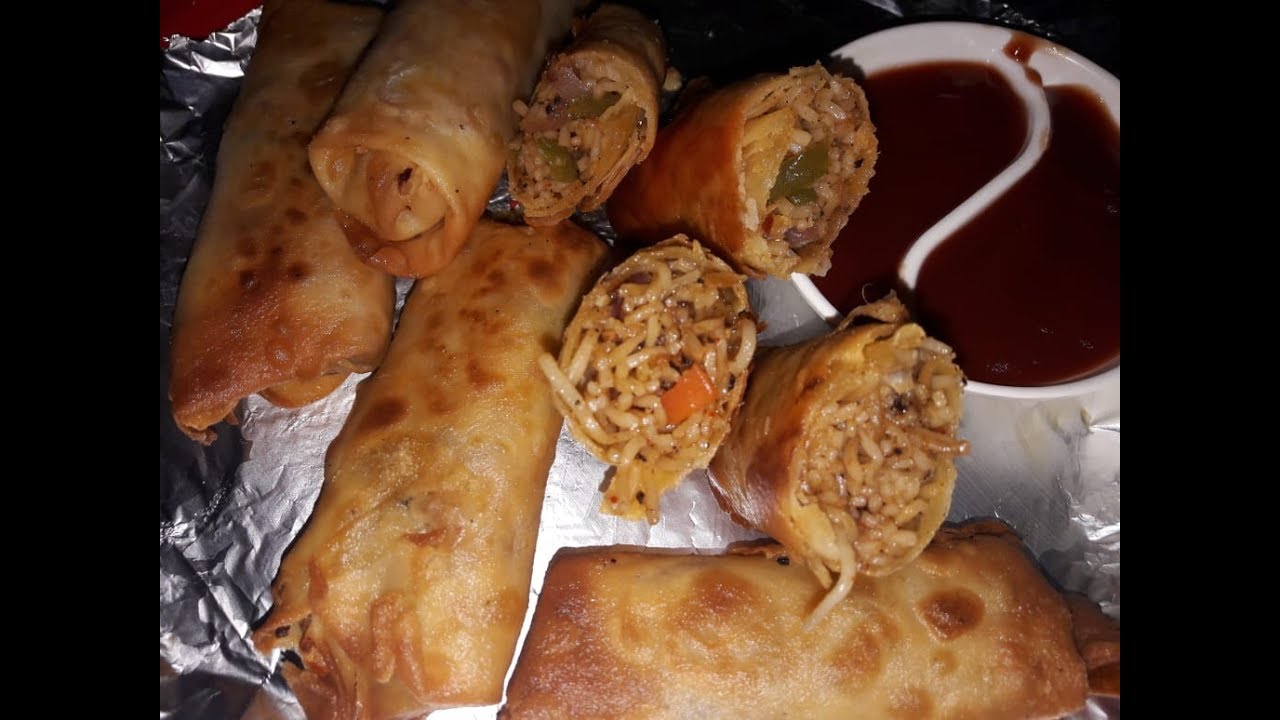 DELICIOUS FAST FOOD SPRING ROLL BY VANDANA - YouTube