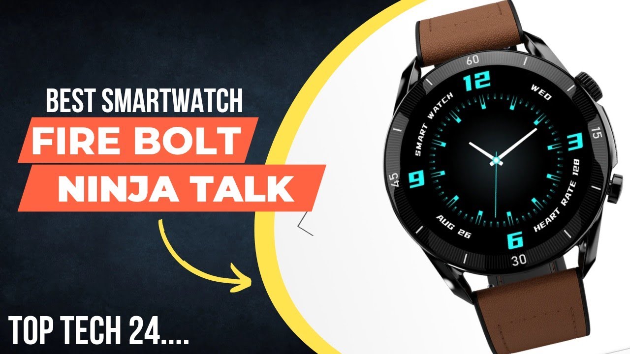 Firebolt Ninja Talk Smartwatch new and mast - YouTube