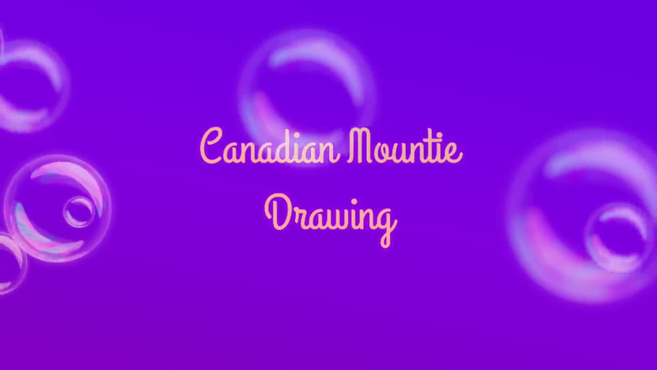Canadian Mountie Drawing| LIKE!! - YouTube
