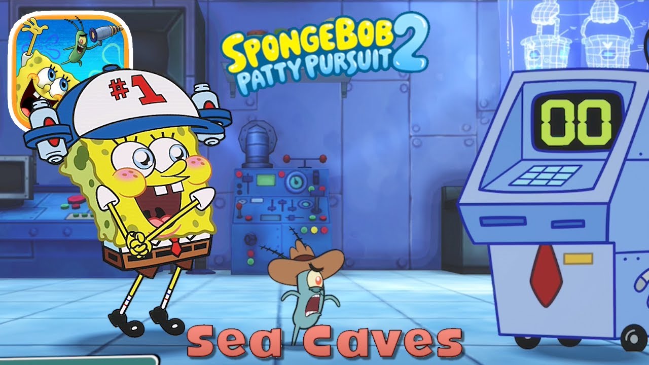 SpongeBob: Patty Pursuit 2 - SEA CAVES - iOS (Apple Arcade) Gameplay ...