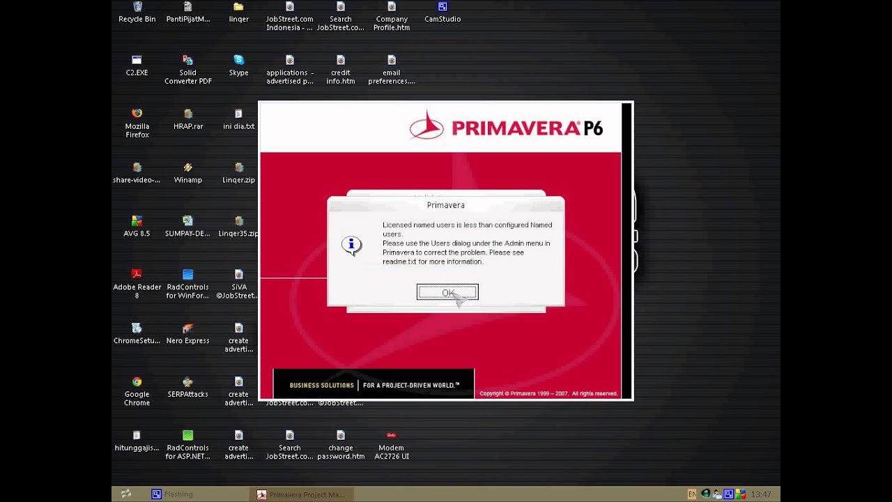 First Login to Primavera P6 - YouTube
