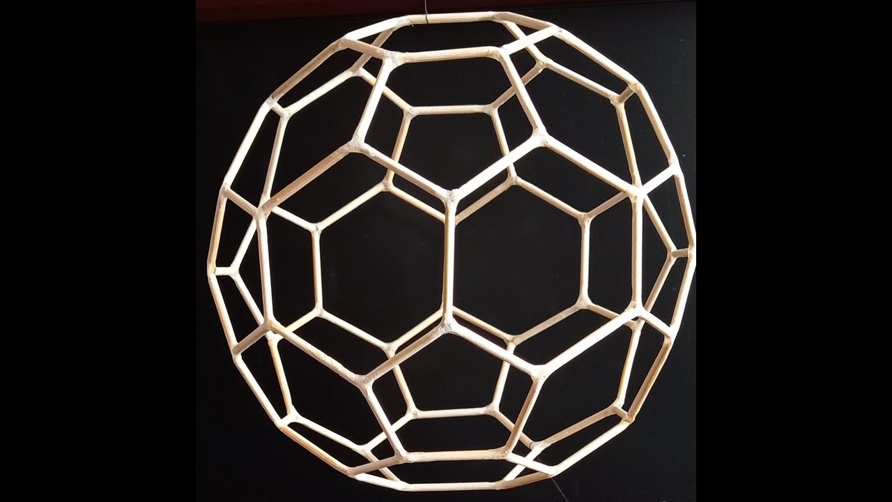 ¿Cómo construir un Fullereno en estructura? Esfera geodésica de 32 ...