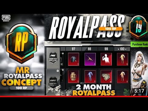 Month 19 royal pass // 100 RP MR ROYAL PASS // 2 Month royal pass ...
