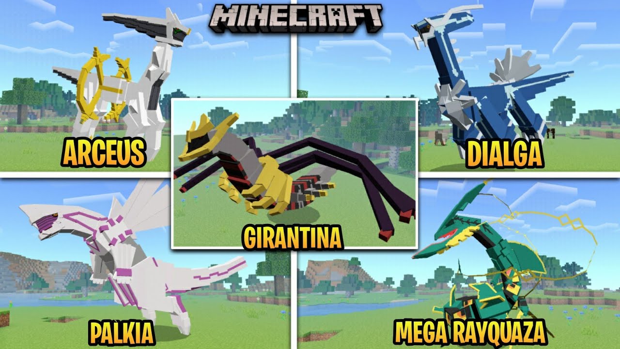 20+ POKEMON LEGENDARY - ADDON POKEMON TERBARU DI MCPE !! - YouTube