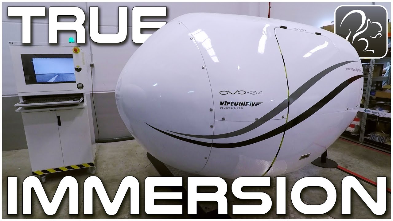 True Immersion - Fully Enclosed Flight Simulation (Virtual Fly Trip #4 ...