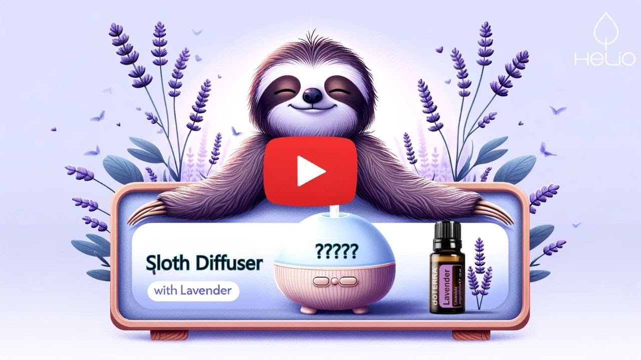Sloth diffuser met lavendel - YouTube