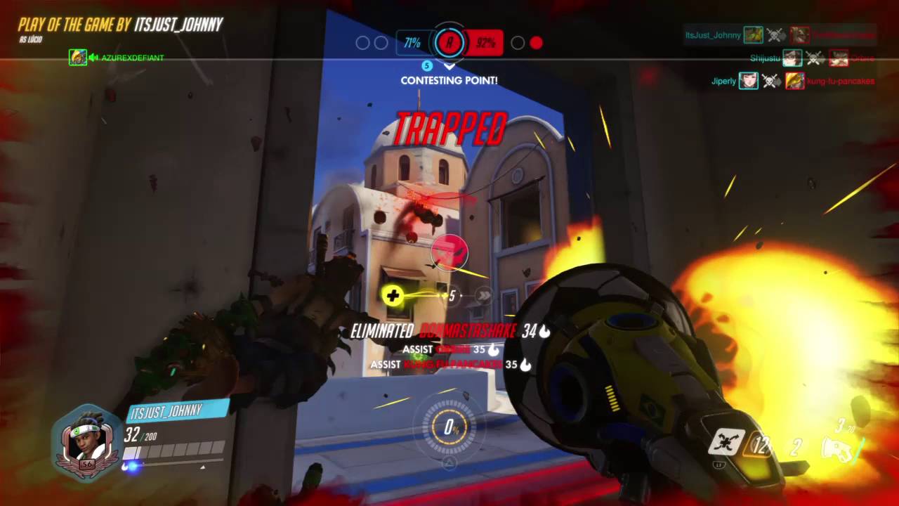 Overwatch: Origins Edition: Johnny's (ItsJust_Johnny) POTG with Lucio ...