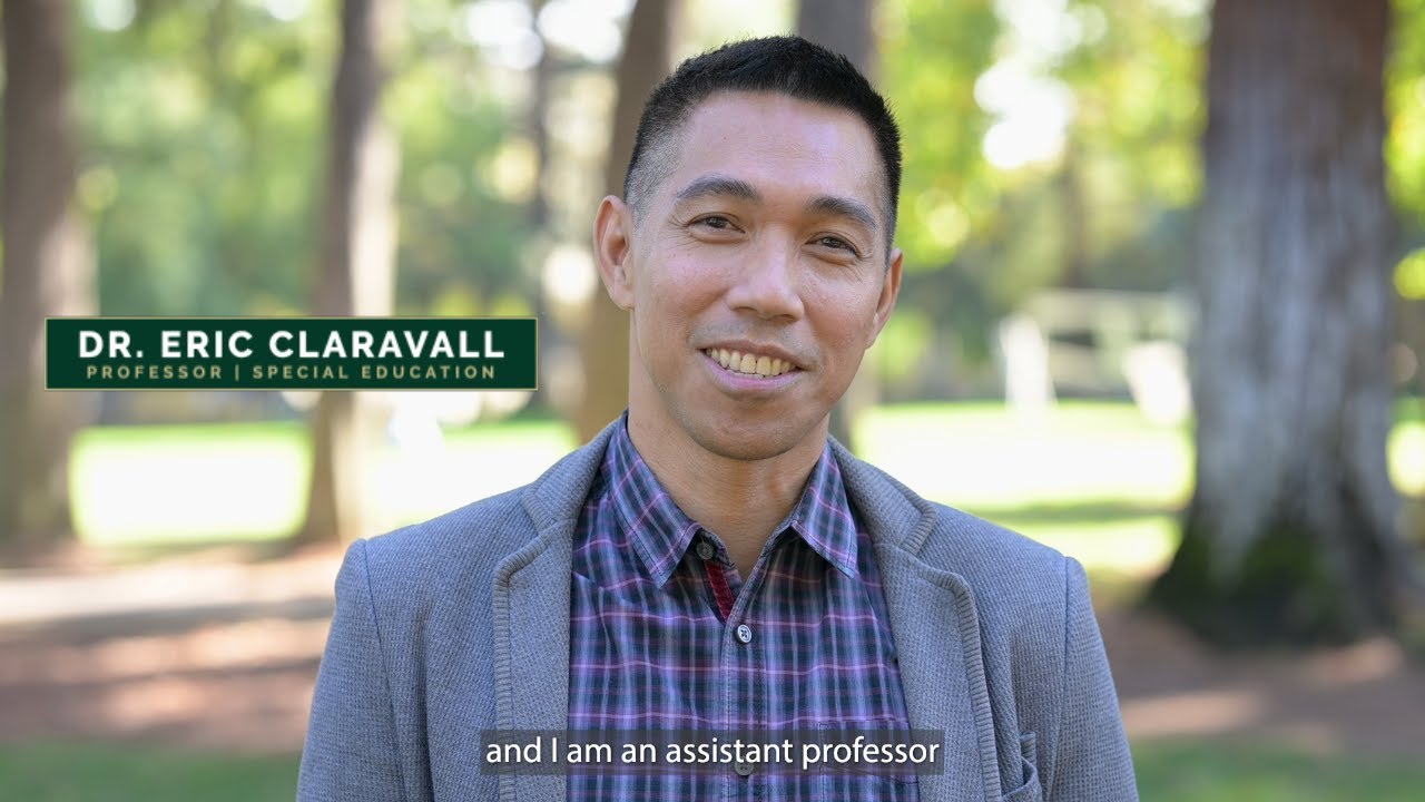 Meet the Faculy, Dr. Eric Clarravall—Literacy and Special Education ...