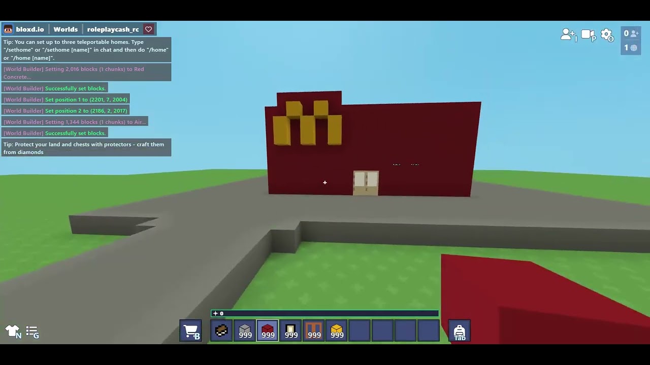 How to build a Mcdonalds in bloxd Bloxd Builds Ep 3 - YouTube