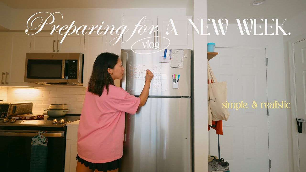 Preparing for a New Week: My realistic & simple weekend routine - YouTube