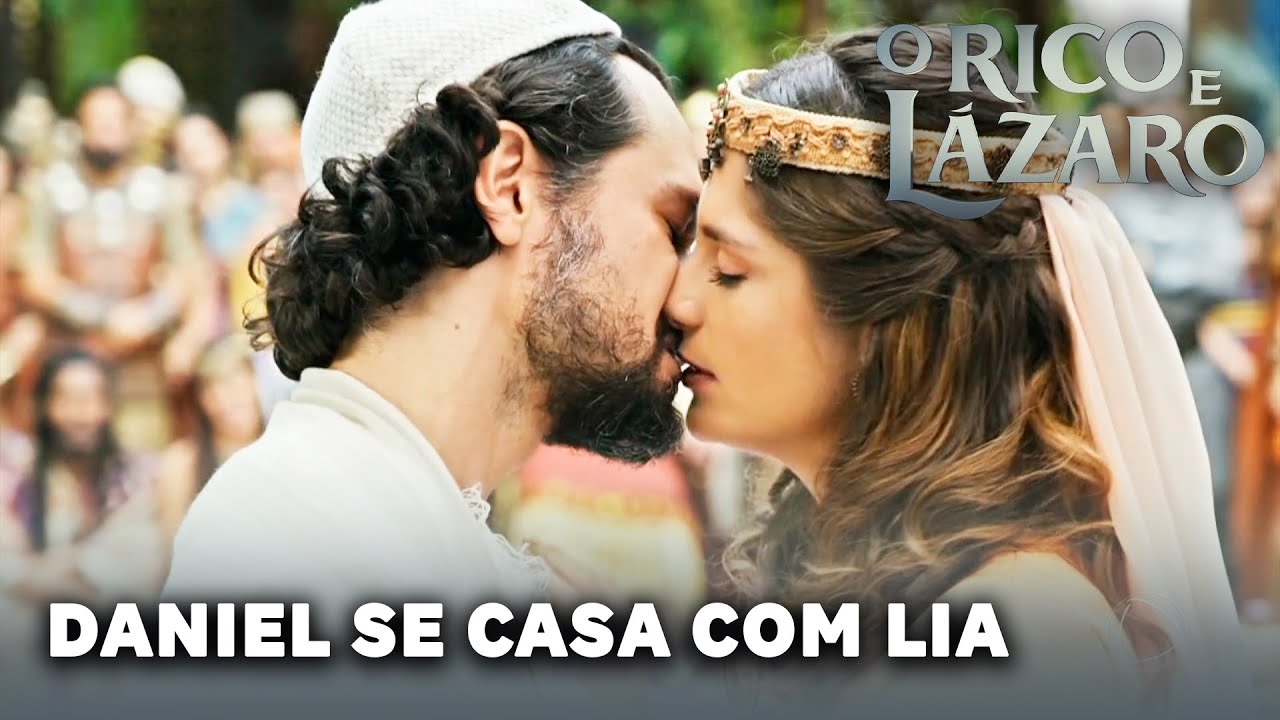 O RICO E LÁZARO: Daniel se casa com Lia em cerimônia coletiva com Sadraque, Mesaque é Abednego ...