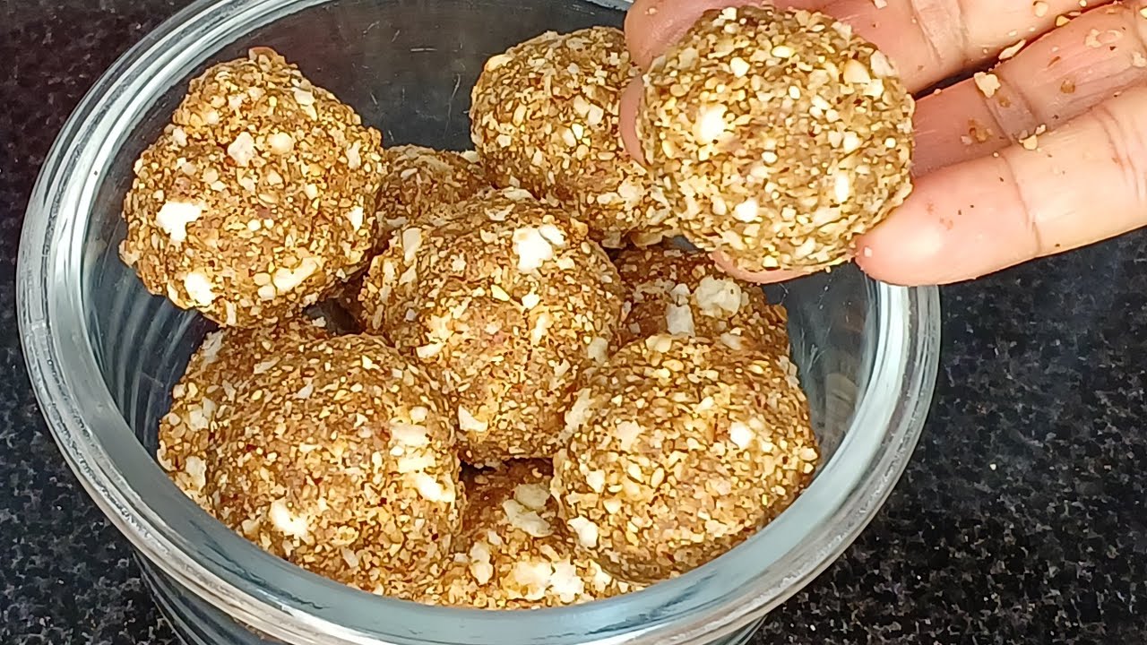 Easy Instant Healthy Tasty Laddu Recipe//Laddu Recipe//Healthy Simple ...
