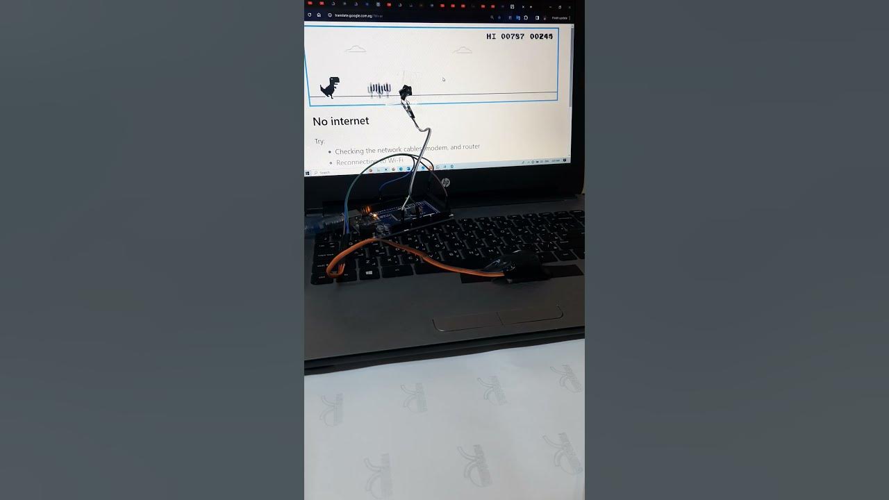 arduino Dino game chrome | T-Rex game | DIY - YouTube