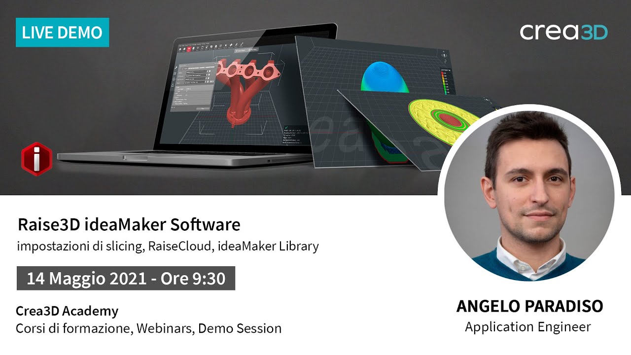 [WEBINAR] [14-05-21] Raise3D ideaMaker Software - YouTube