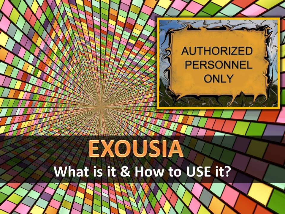 Exousia - What it is and how to use it - YouTube