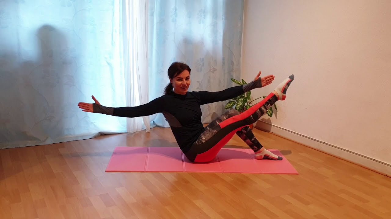 Pilates Matten Workout - YouTube