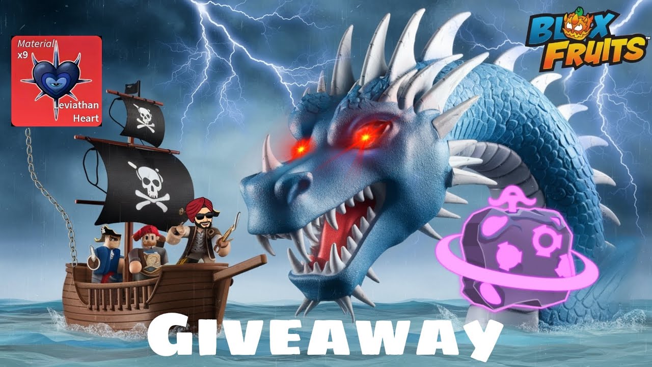 Gravity Rework Giveaway and Leviathan Hunting in Roblox Blox Fruits ...
