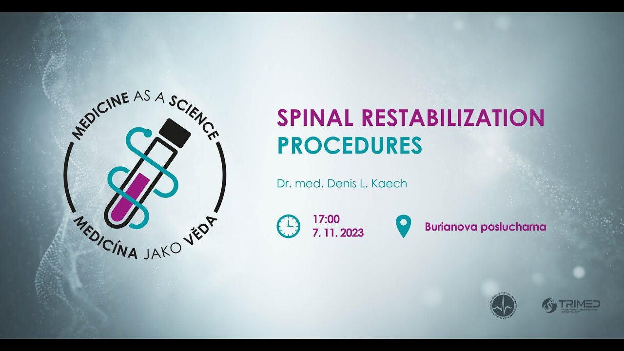 Spinal Restabilization Procedures - Dr. med. Denis L. Kaech - YouTube