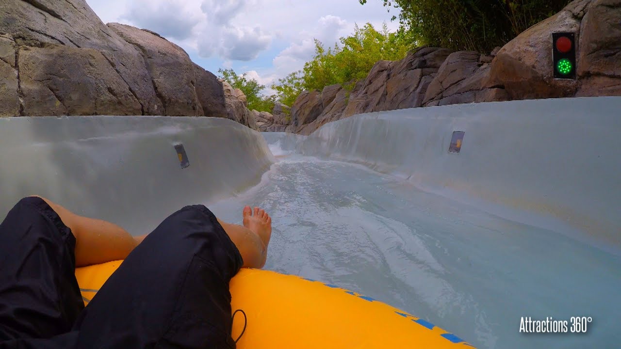 [4k] Inner Tube Water Slide & Raft Ride - Mayday Falls - Disney's ...