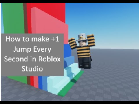 How to make +1 Jump Every Second in Roblox Studio - YouTube