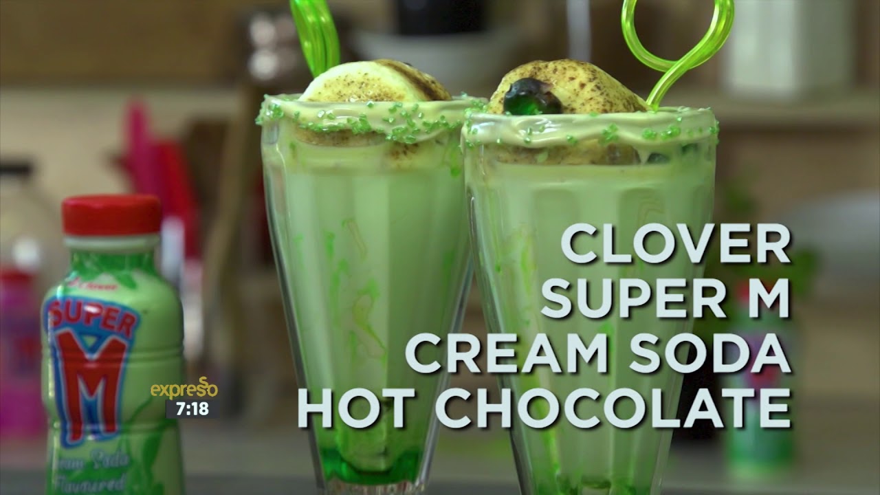 #TryItHot with a Clover Super M Cream Soda Monster Hot Chocolate - YouTube