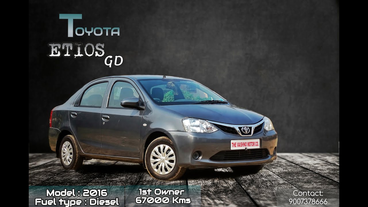 💥Toyota Etios GD 💥 | Diesel| 2016 Model | 67K Kms Driven |TAX 2026 ...