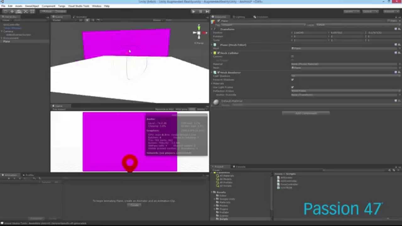 Project Tango AR Example Walkthrough - YouTube