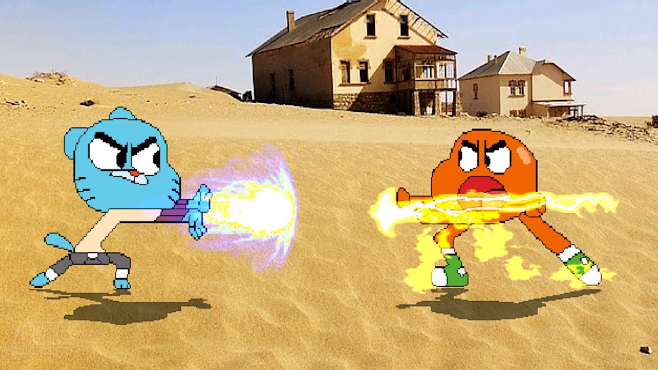 The Best Fight You'll Ever See of Gumball and Darwin in the Middle of ...