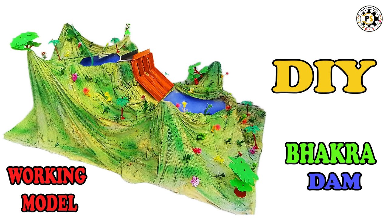 DIY DAM MODEL || HOW TO MAKE DAM WORKING MODEL || PROJECT SOLUTION DIY ...