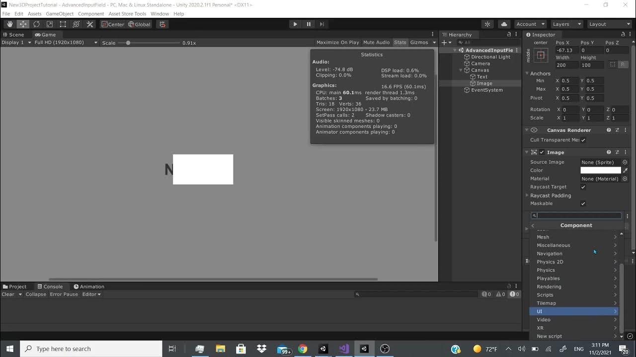 Unity's Outline, Shadow, Mask, RectMask2D, & Selectable Components Tutorial - YouTube
