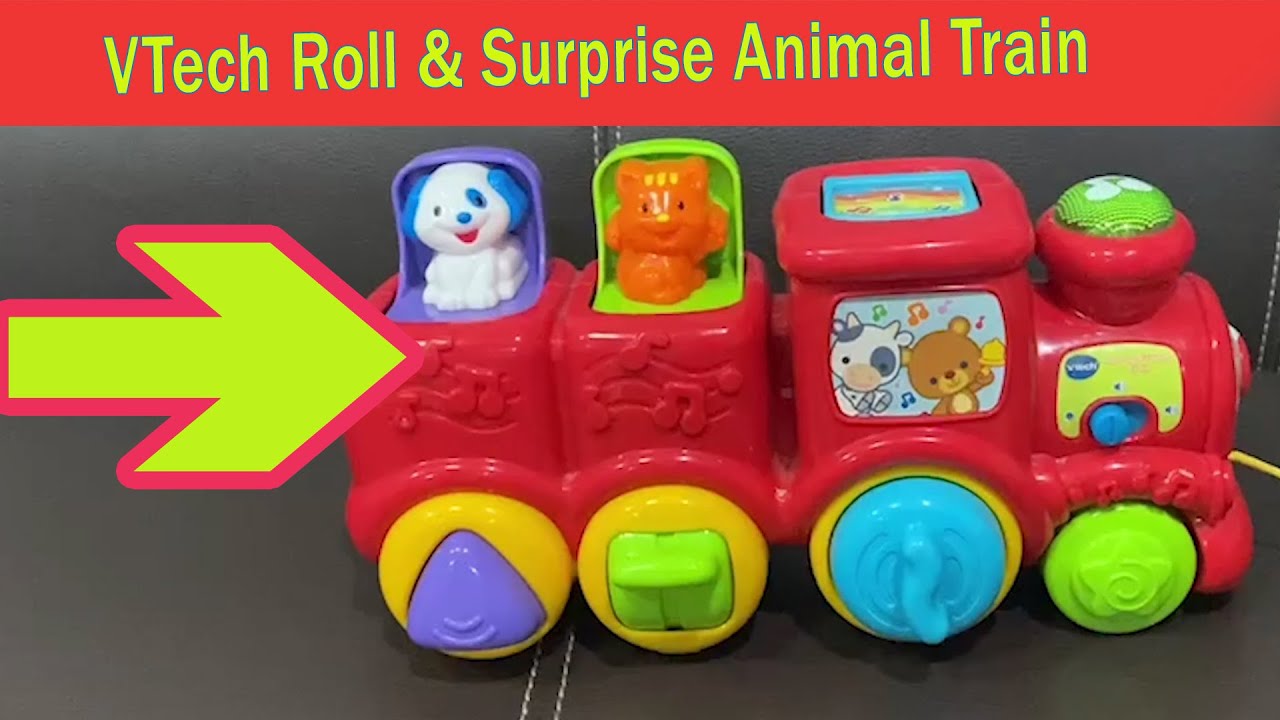 VTech Roll & Surprise Animal Train , Red, 6-36 months - YouTube