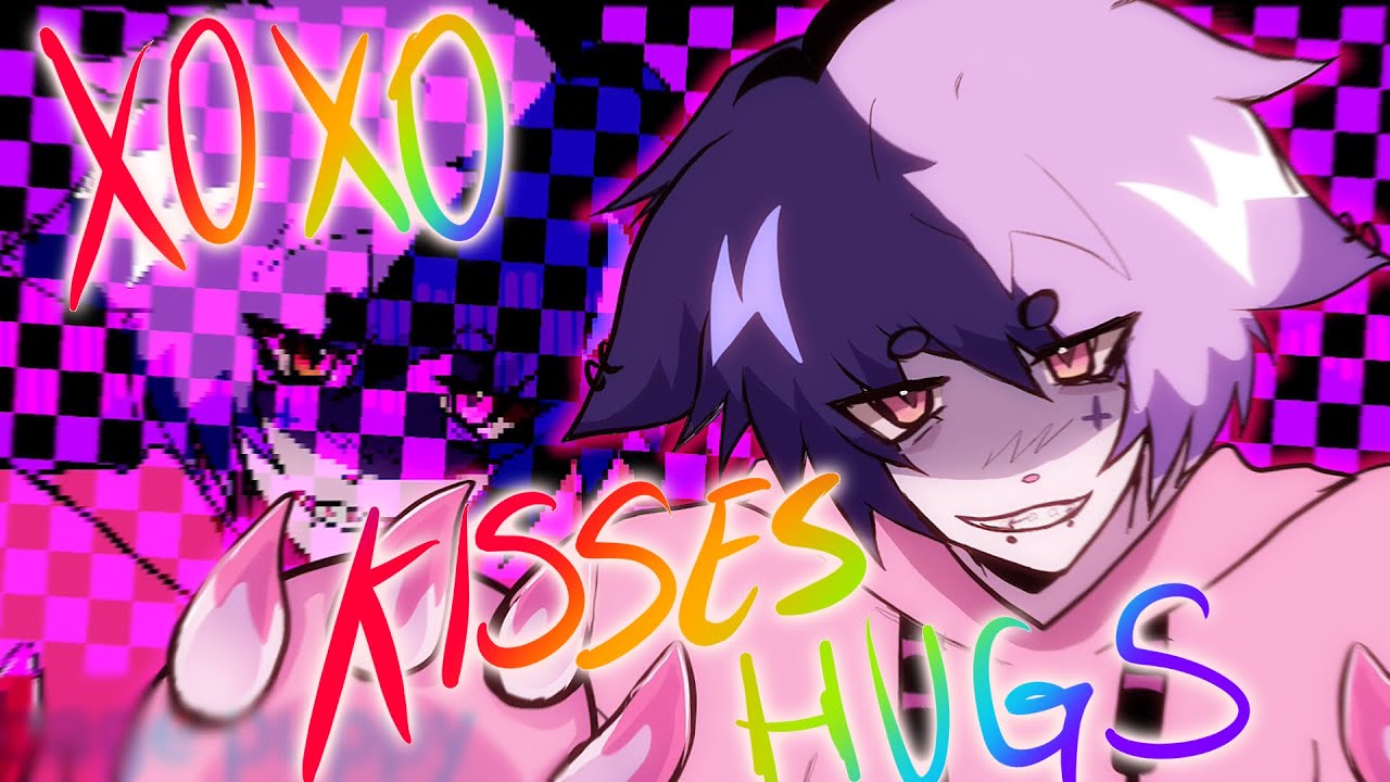 XOXO KISSES HUGS MEME / completed ych - YouTube