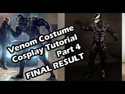 Venom Movie Cosplay Costume Muscle Suit Tutorial | Part 4 - YouTube