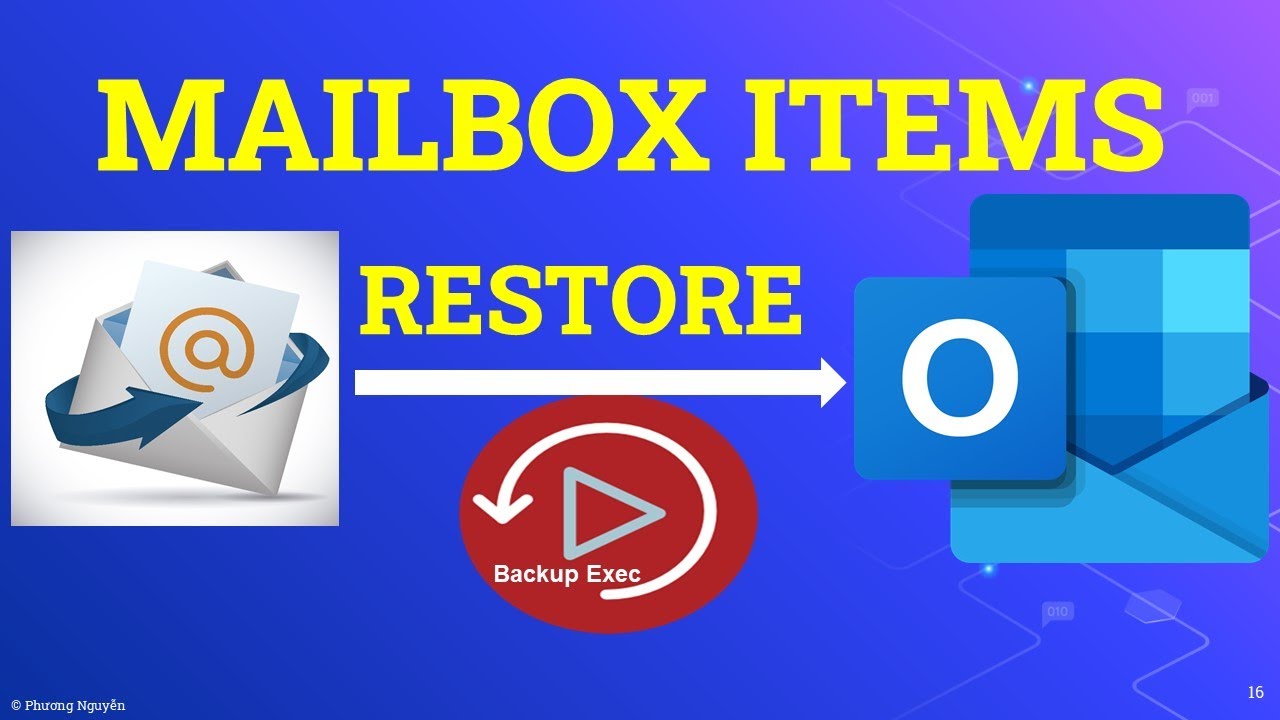 Khôi phục Email Exchange Mailbox Items với Veritas backup Exec | Phương ...