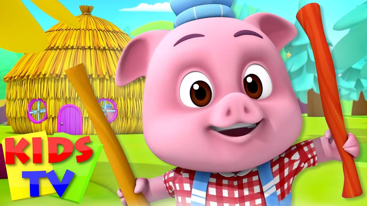 Story of Three Little Pigs | Cartoon Stories for Babies | Nursery ...