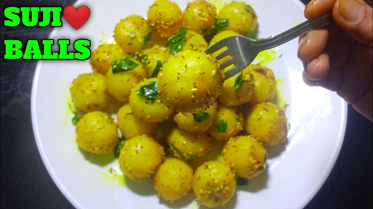 Suji Balls Recipe | इडली डोसे को भूल जाएंगे जब इस तरह से कम तेल में ...
