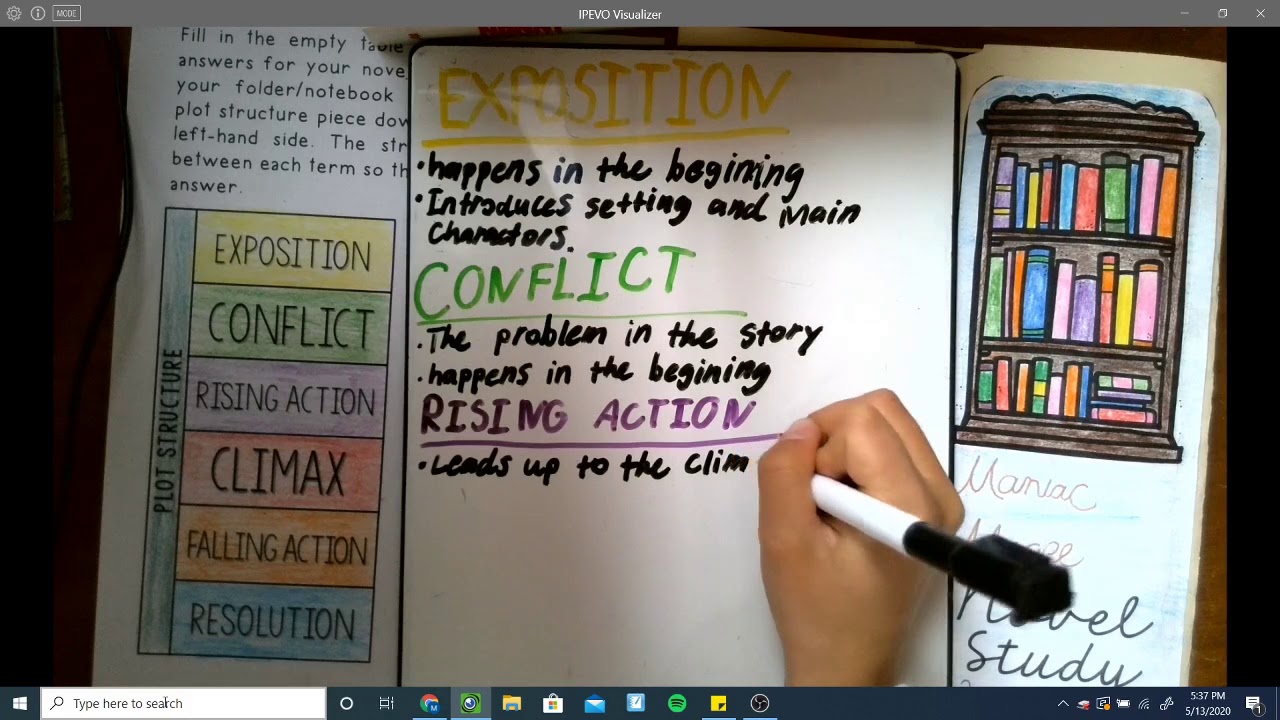 Maniac Magee Plot Structure Fold-able (Part 1) - YouTube