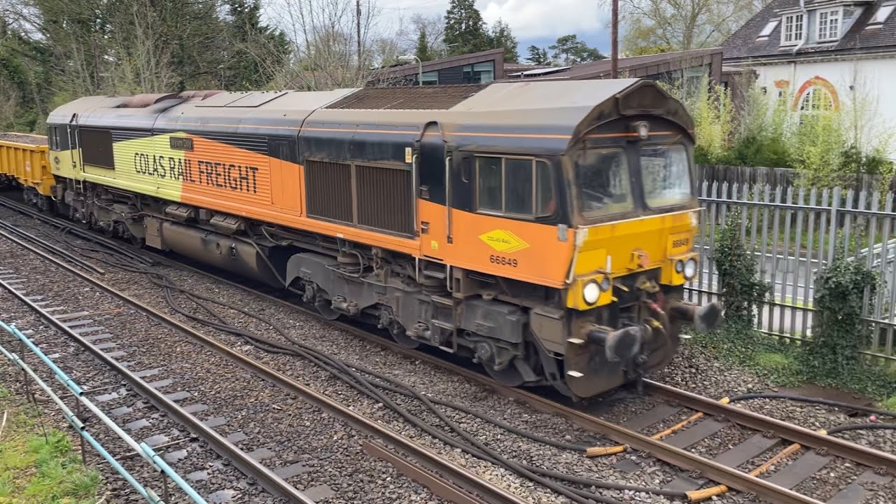 Class 66 | 66849 ‘Wylam Dilly’ | Colas Rail Freight - YouTube